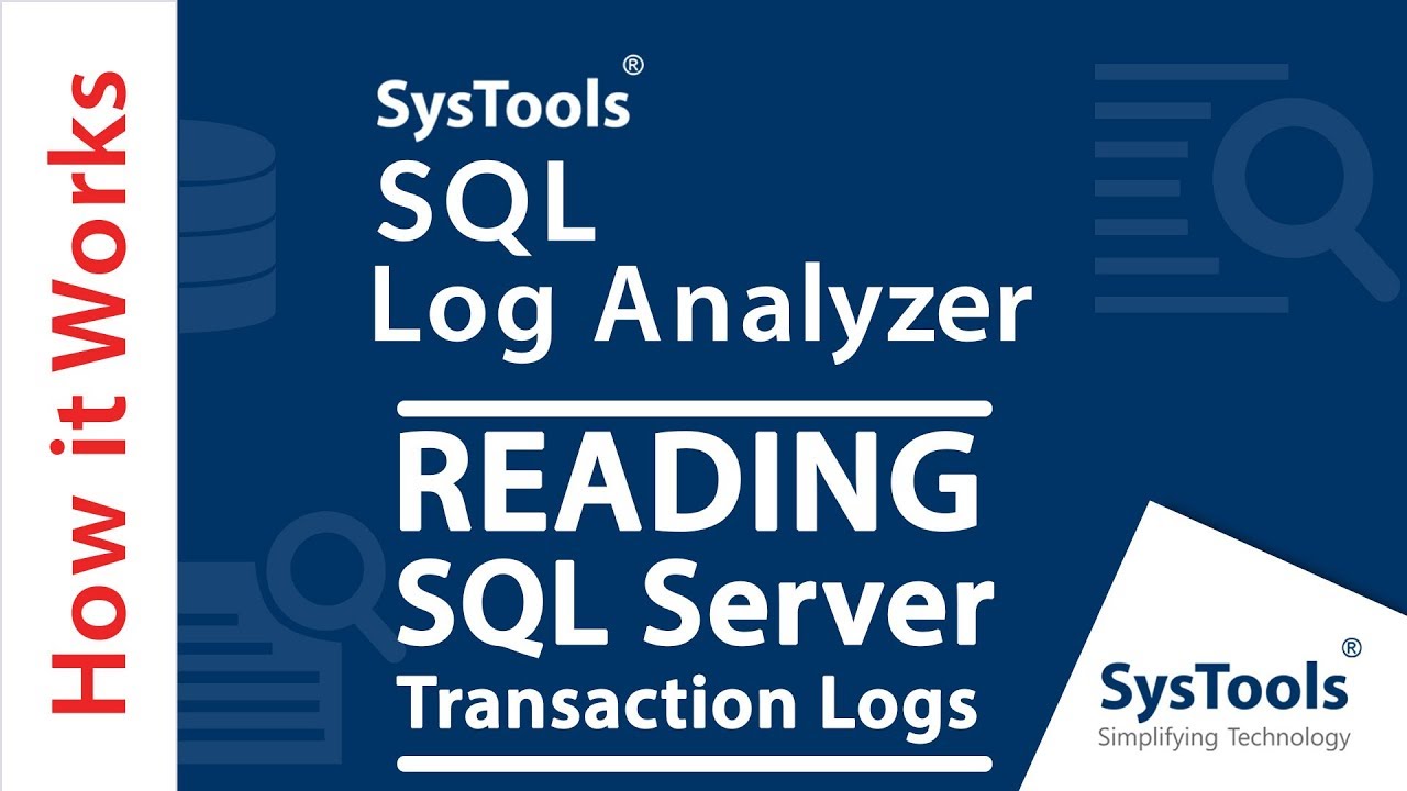 Sql Server Reading Sql Server Transaction Logs Youtube