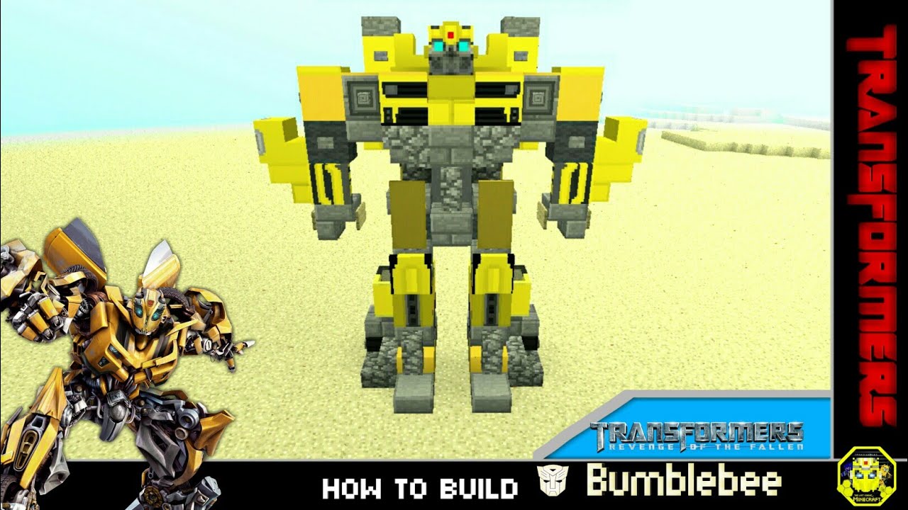 Minecraft How To Build Custom Bumblebee Transformers 2 Revenge Of