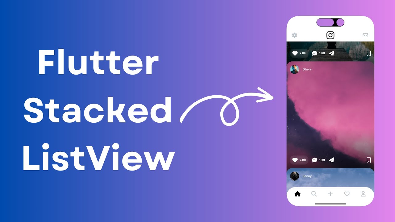 Stacked Listview Effect In Flutter Ui Tutorial Flutter Tutorial