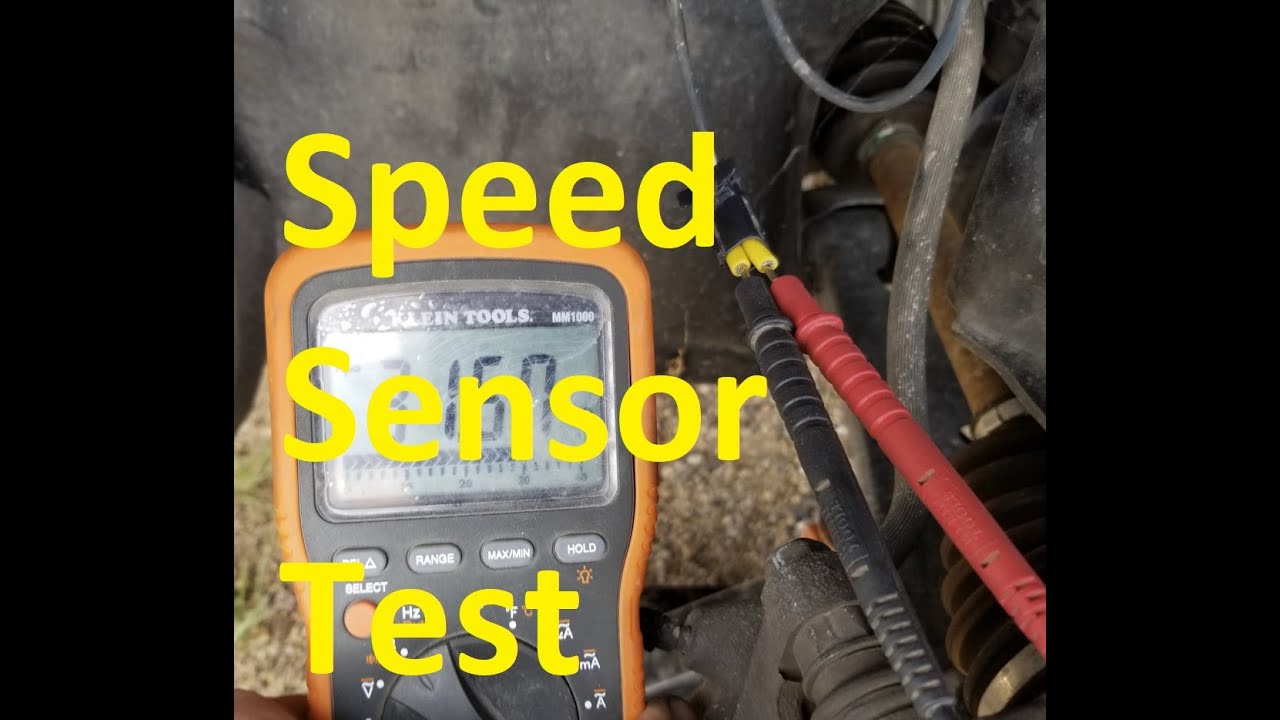 How To Test Wheel Speed Sensor With Multimeter