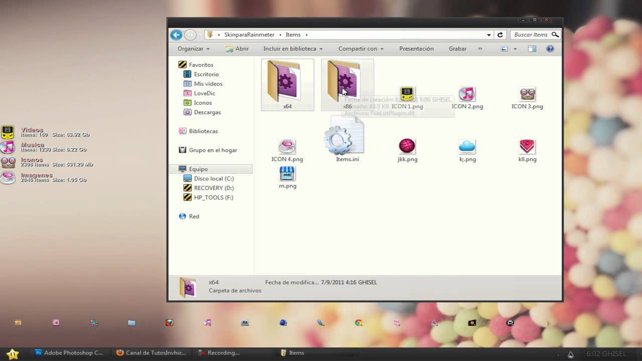 Skins Para Rainmeter Pedidos Youtube