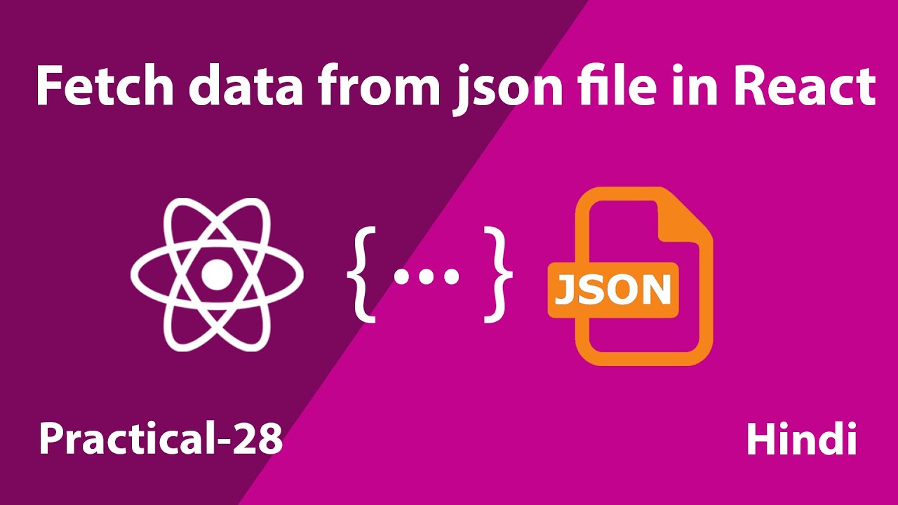 Fetch Data From Json File In React Js Youtube
