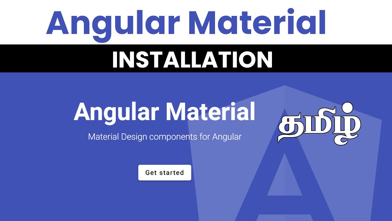 How To Install Angular Material In Angular 16 Tamil Youtube