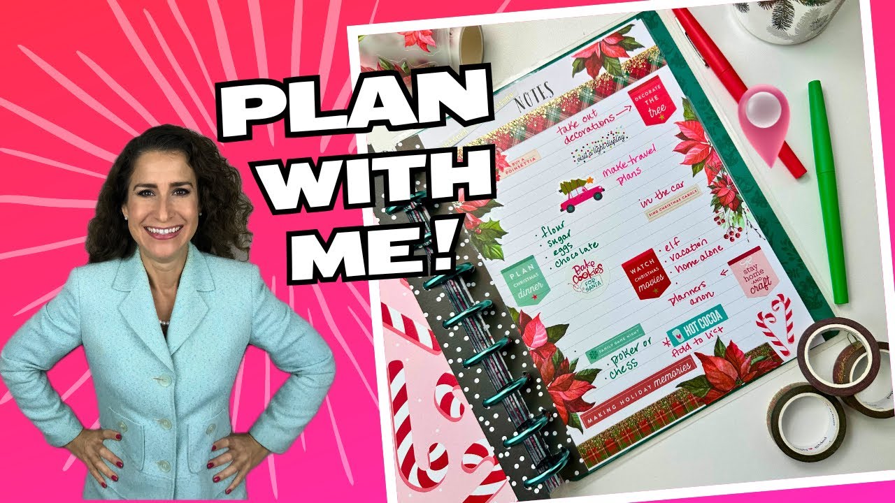 Happy Planner Holiday Planning Page Youtube