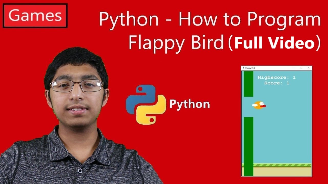 Python How To Program Flappy Bird Full Tutorial Video Youtube