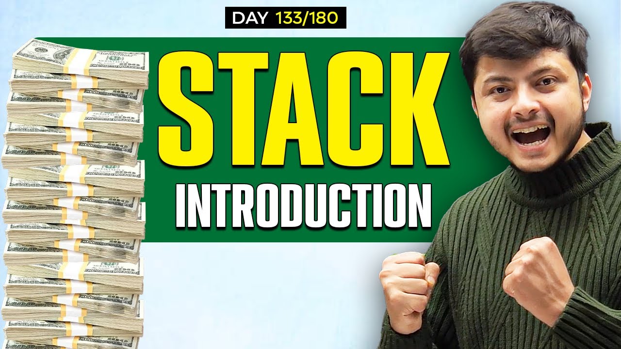 Lecture 89 Introduction To Stack Implement Stack Using Arrays And