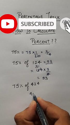 Percentage प रत शत Short Tricks Math Short Tricks Video