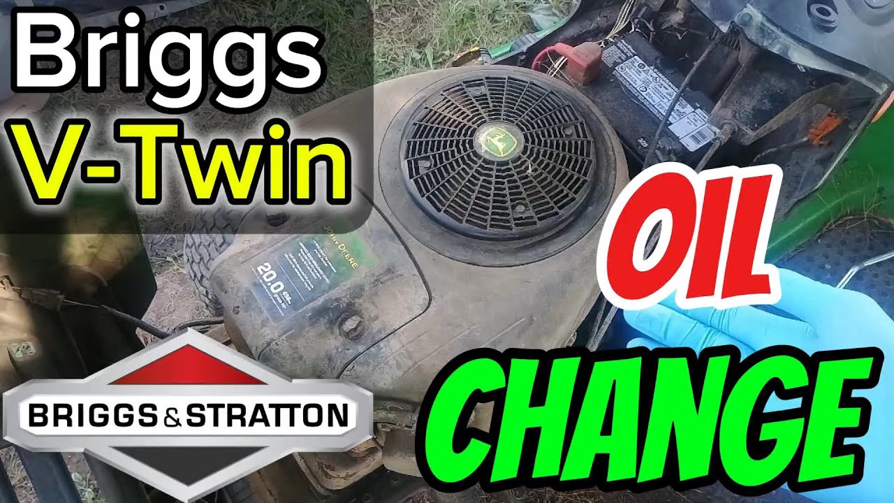 Easy Briggs Stratton Intek V Twin Oil Change Step By Step Diy