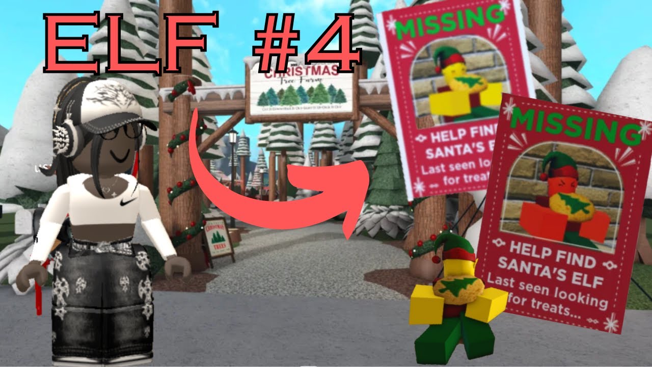 4th Elf Location Bloxburg Elf Hunt 2024 Youtube