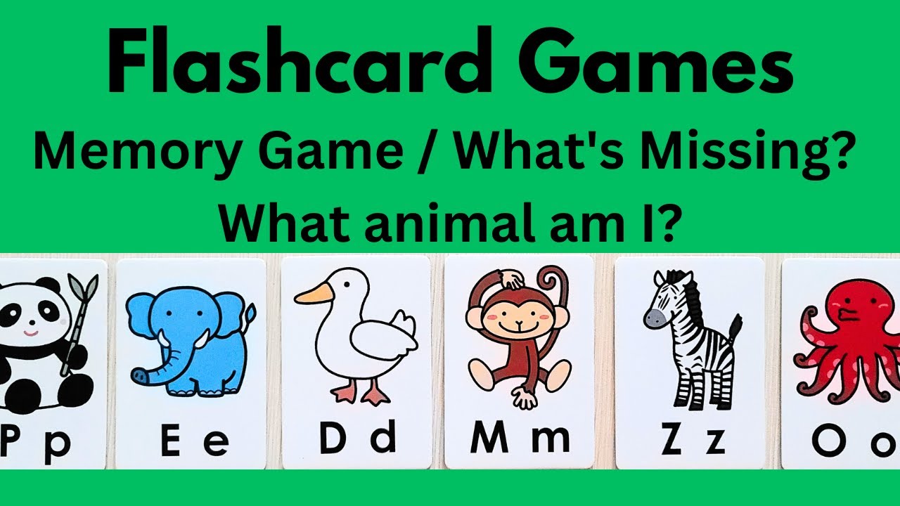 English Flashcard Games Youtube