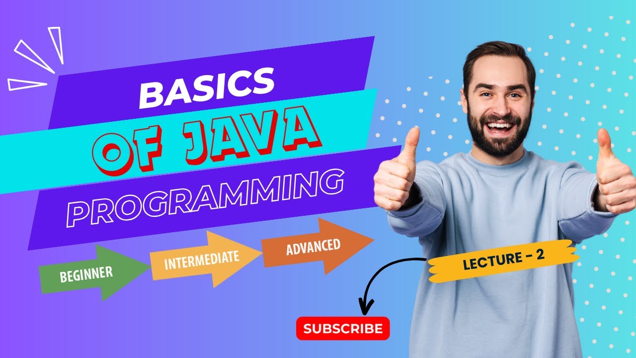 Basics Of Java Programming Lecture 2 Java Course Beginner Level