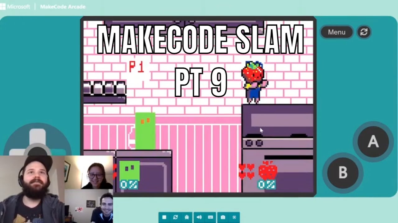 Makecode Slam Pt 9 Makecode Arcade Advanced Youtube