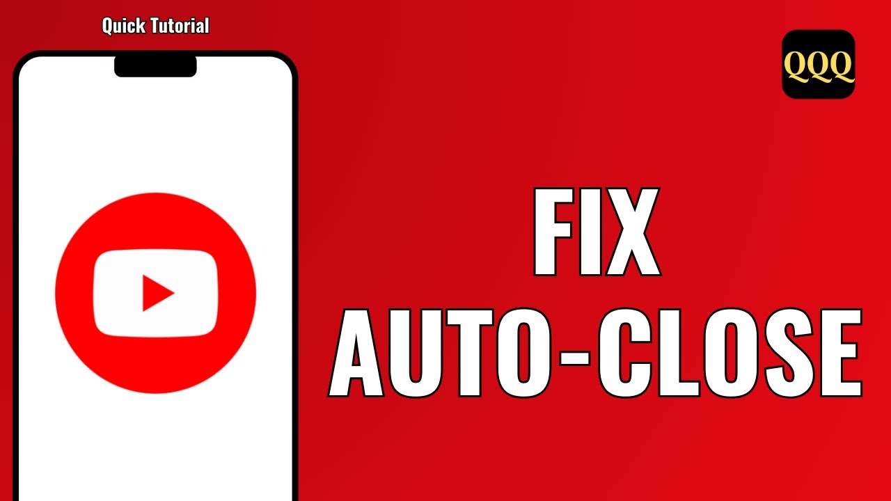 How To Fix Youtube Closing Automatically Youtube