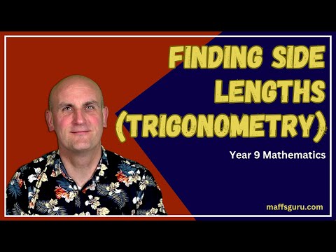 Finding Side Lengths Trigonometry