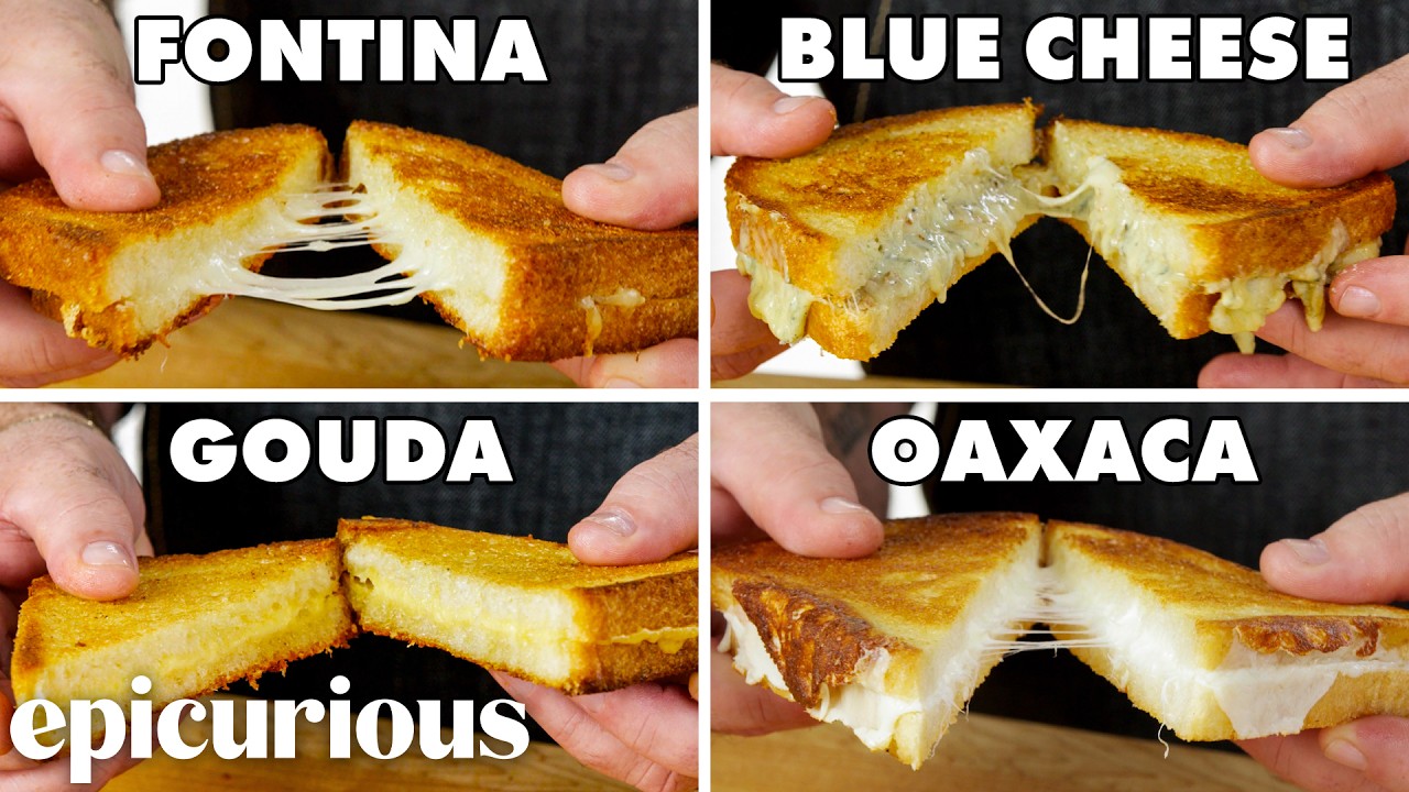 Making Every Type Of Grilled Cheese 56 Cheeses Epicurious Youtube