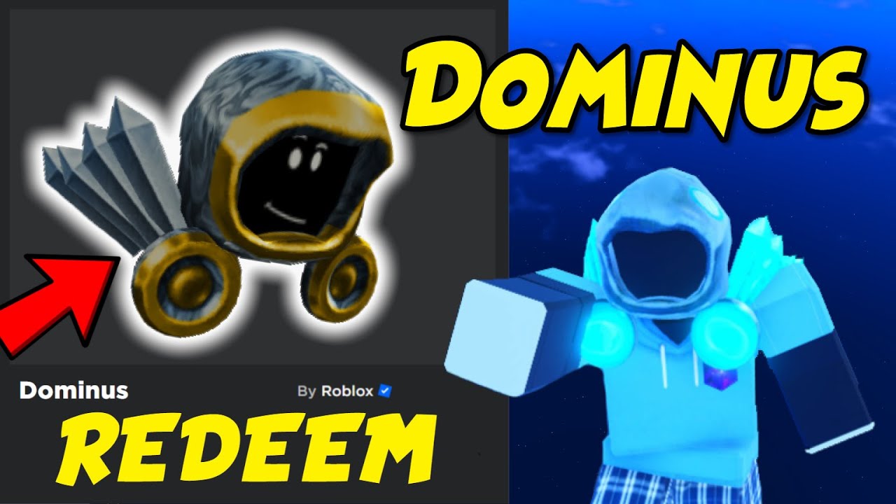 Roblox New Dominus Redeemed For Free How Roblox Youtube
