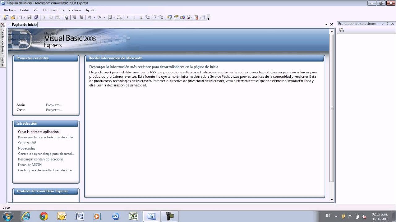 Visual Basic 2008 Youtube