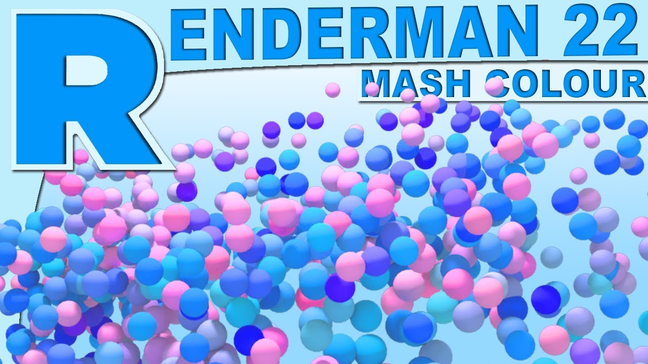 Renderman 22 Mash Colour Tutorial Youtube