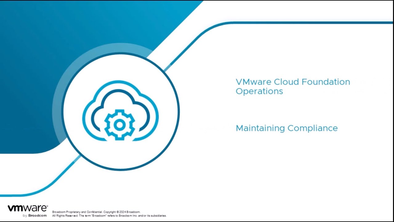 Vcf Operations Maintaining Compliance Youtube