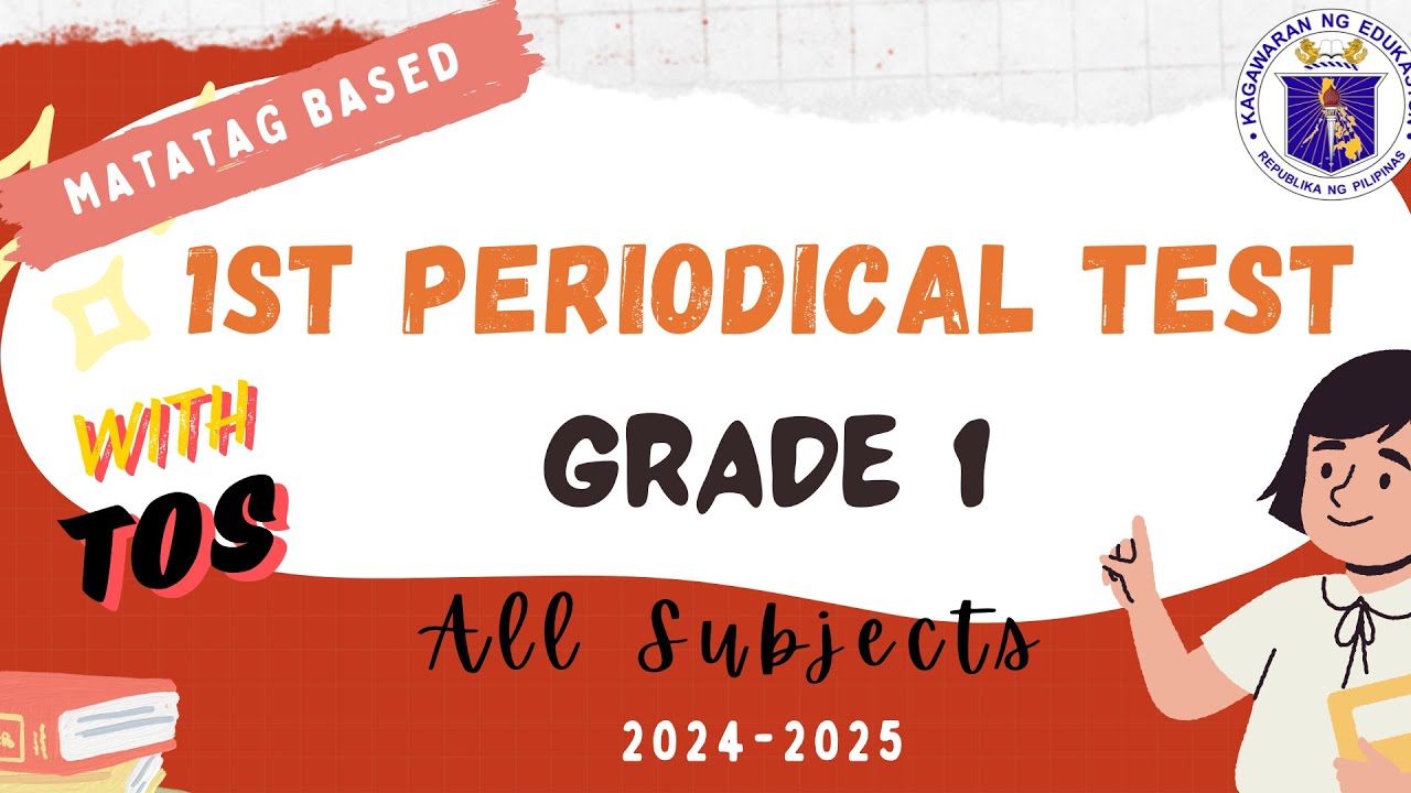 1st Periodical Test Grade 5 Matatag Curriculum Lesson Planning