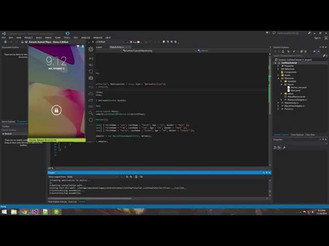 Xamarin Studio Android Tutorial Mytemetrix