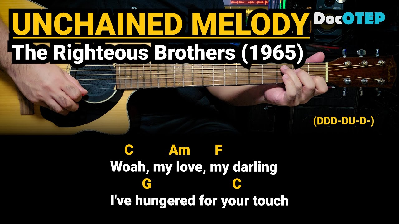 Unchained Melody The Righteous Brothers 1965 Easy Guitar Chords
