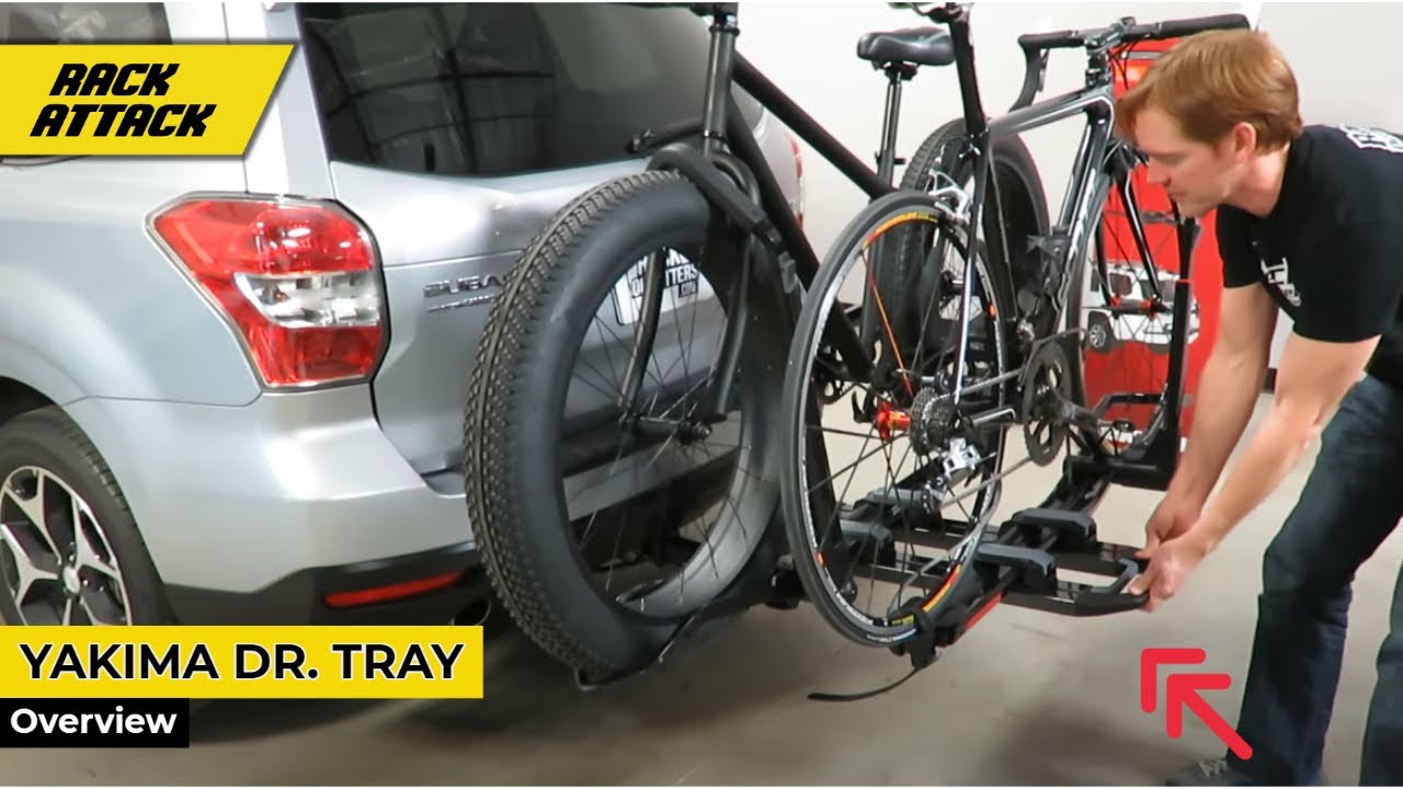 Yakima Dr Tray Hitch Platform Bike Rack Demonstration Review Youtube