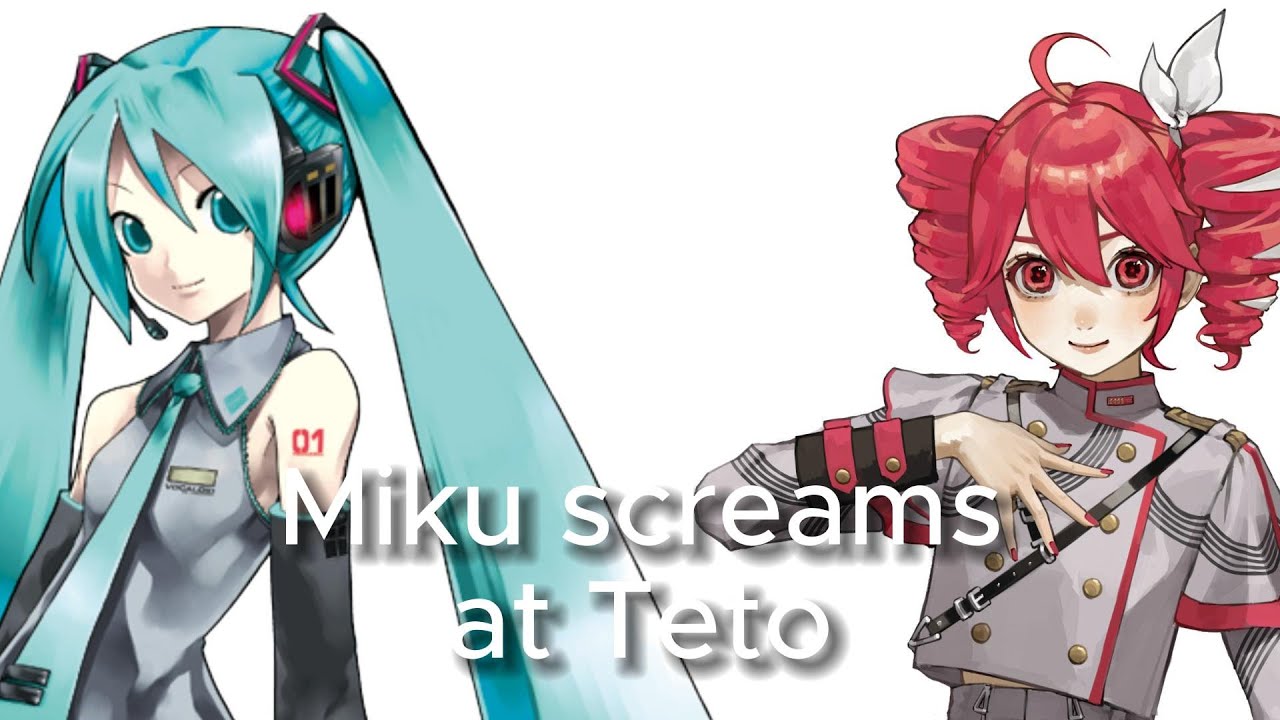 Miku Screams At Teto Talkloid Youtube