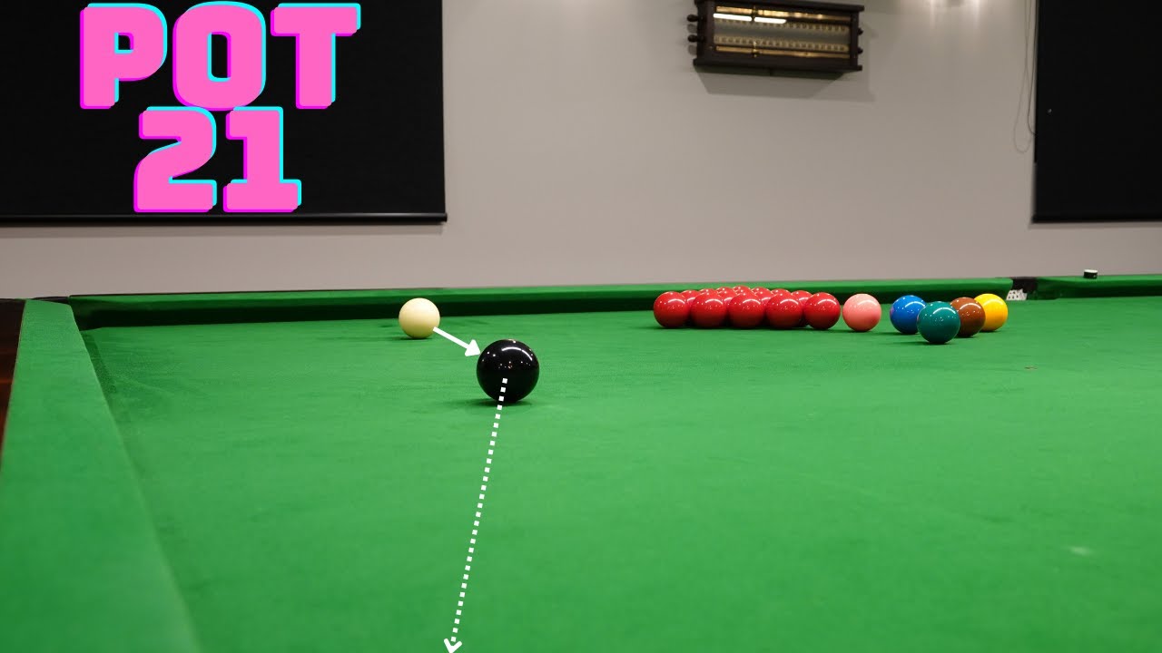 Snooker Learn To Pot Black Spot Routine Youtube