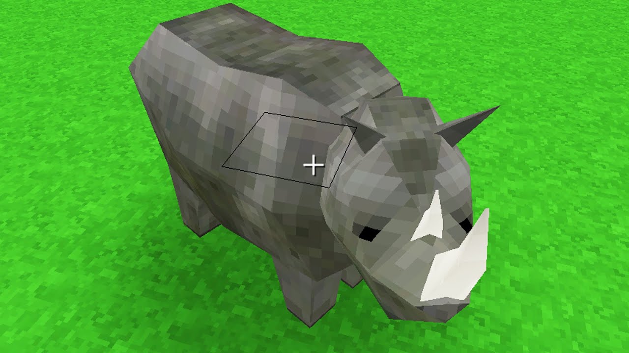 How To Build A Rhino Statue In Minecraft At Megan Lewis Blog