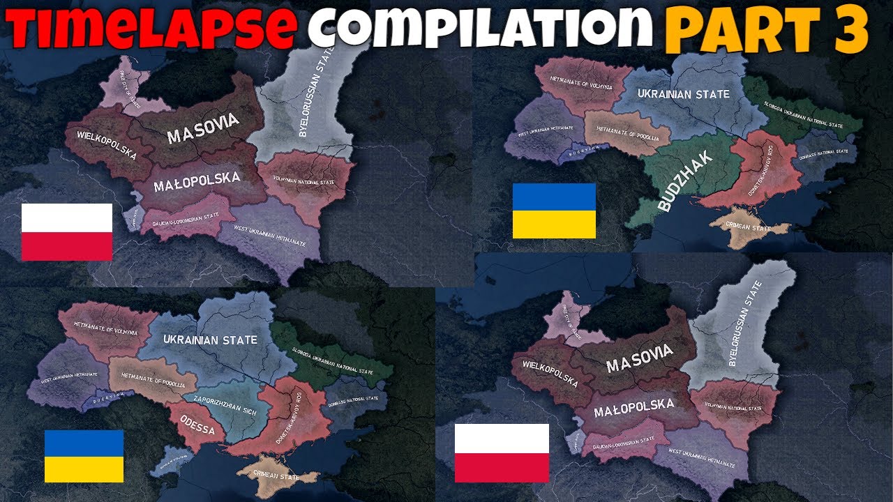Battle Royale Timelapse Compilation Part 3 Hoi4 Timelapses Youtube