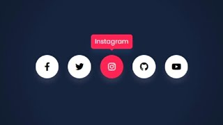 The Best Social Media Icons Animation Using Html Css Doovi