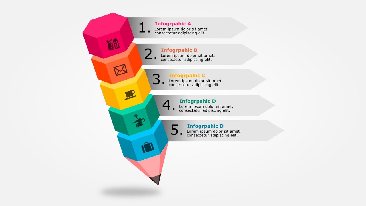 Pencil Infographic Inkscape Tutorials Youtube