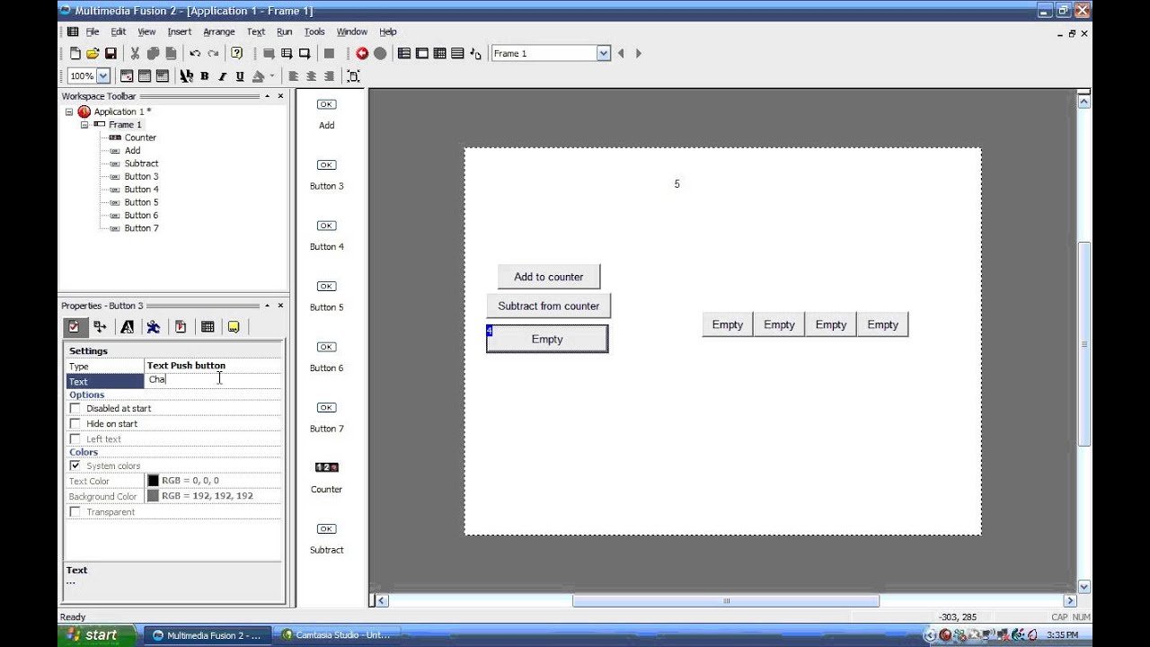 Mmf2 Video Tutorial 24 Counter Object Youtube