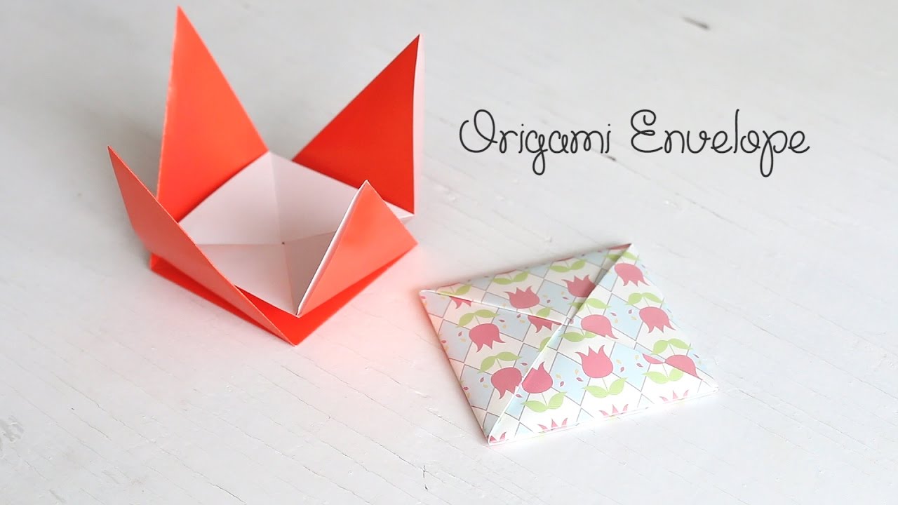 How To Fold Origami Envelope Youtube