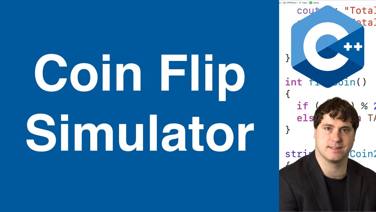 Coin Flip Simulator C Example Youtube