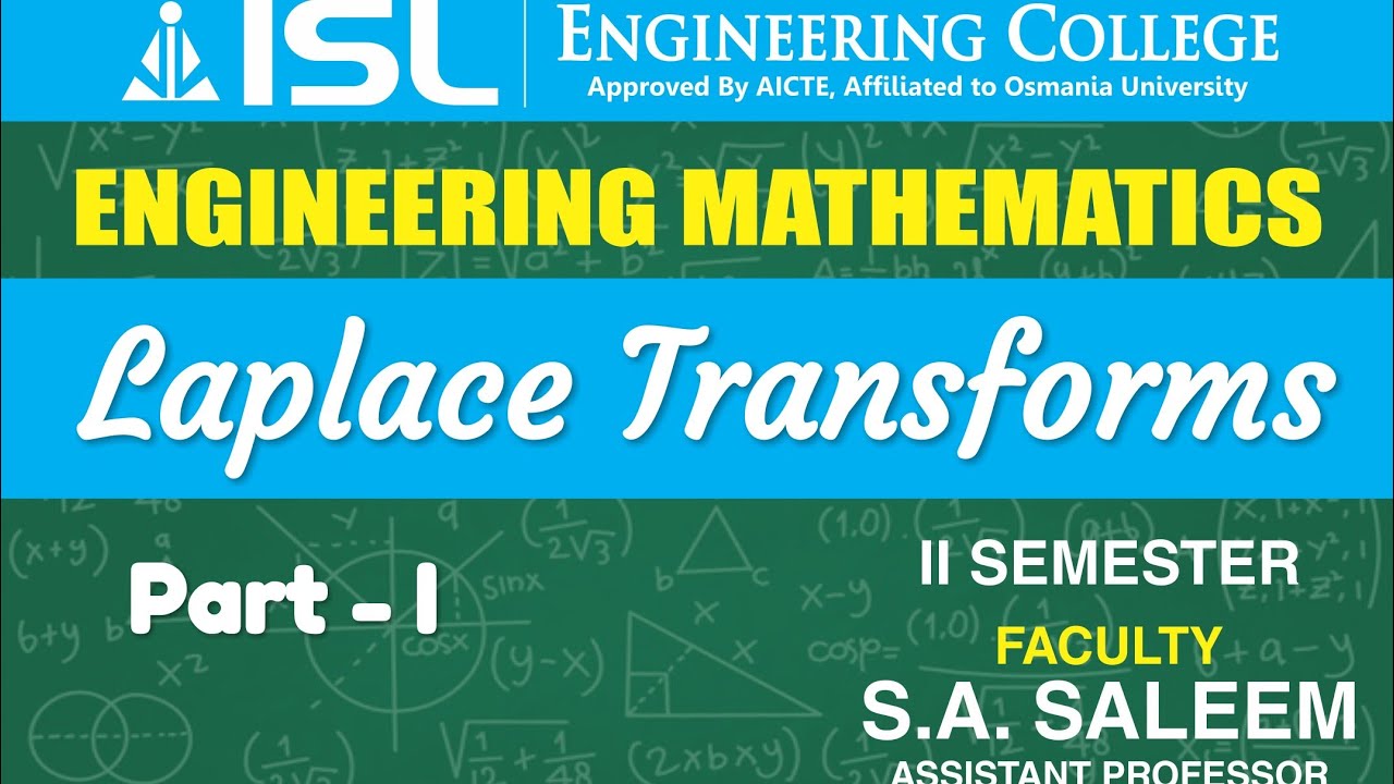 Laplace Transforms Youtube