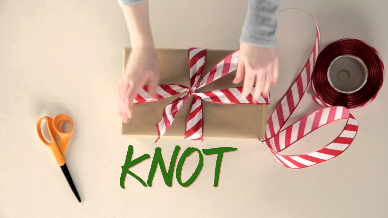 Diy Gift Wrap Bow Hack Youtube