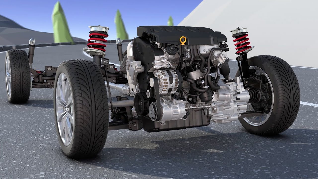 Volkswagen Golf 7 4motion Animation Technology Youtube