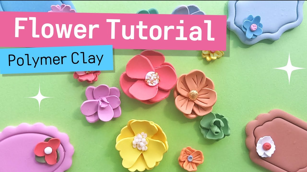 Polymer Clay Flower Petal Tutorial Youtube