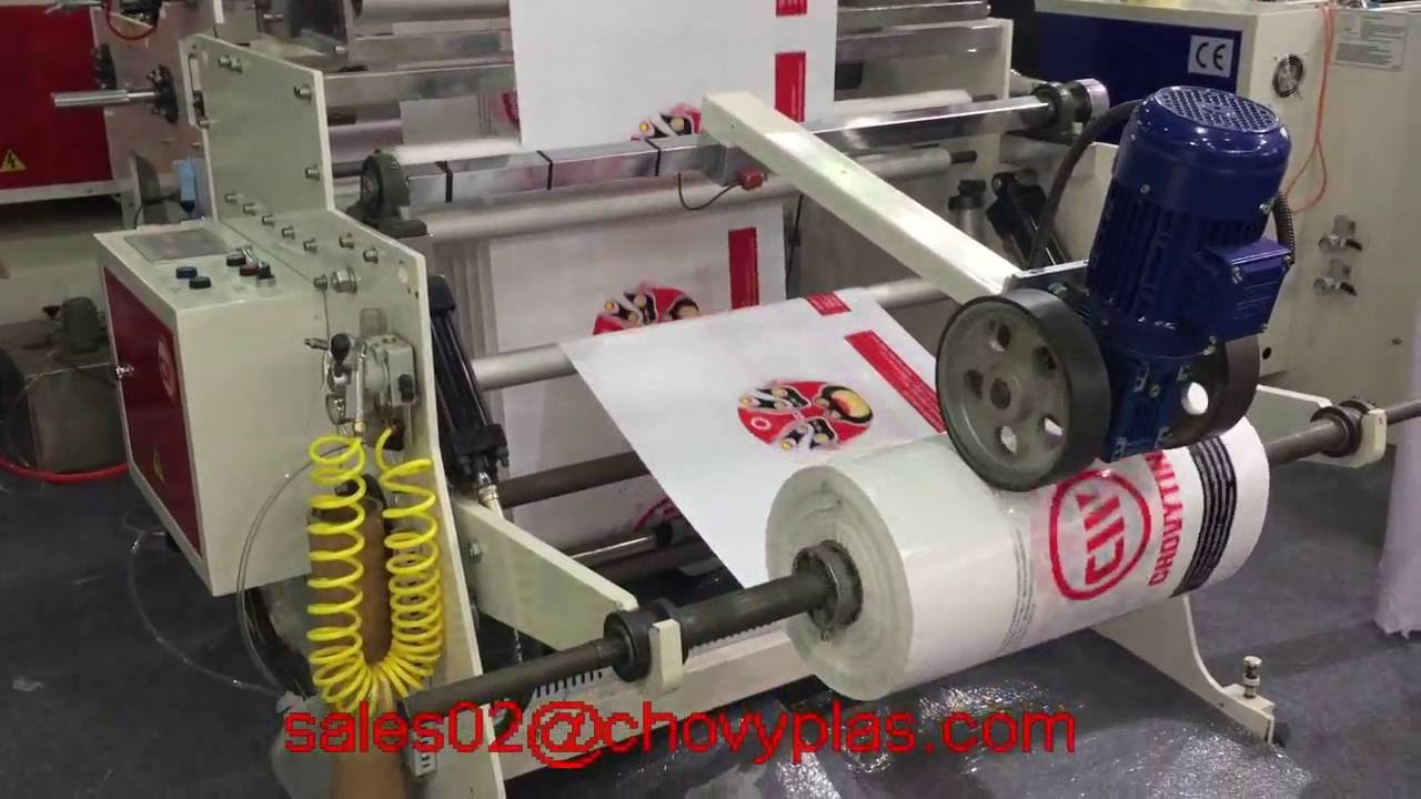 Chovyting Cw 800csd High Speed Soft Loop Handle Bag Making Machine