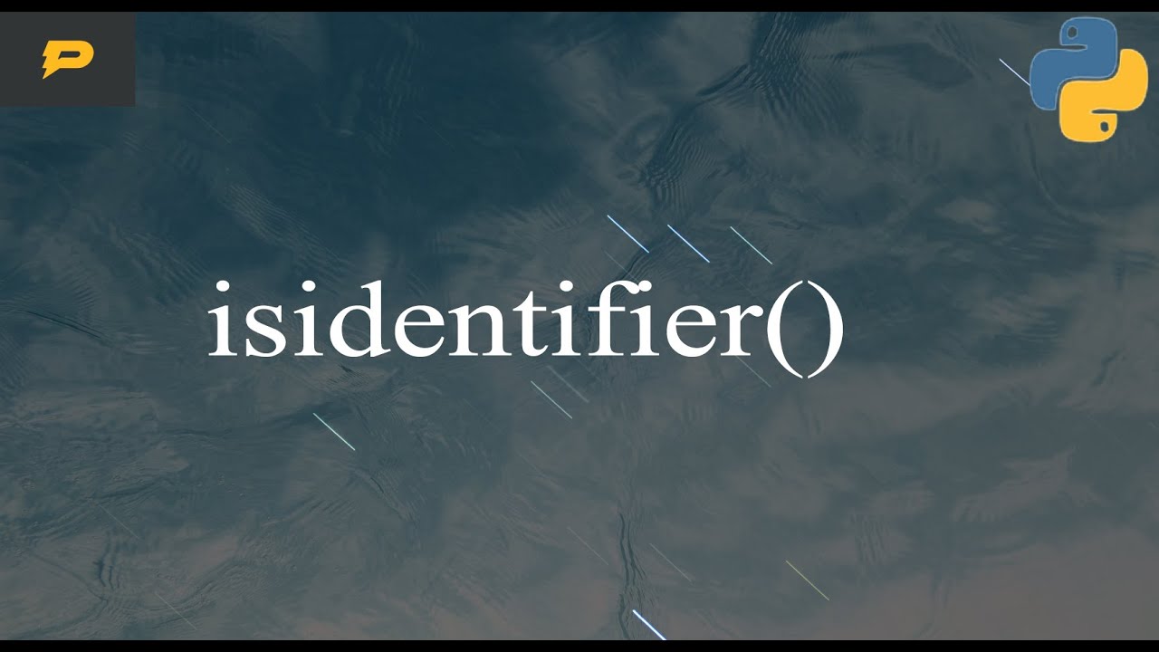 Python String Isidentifier Youtube