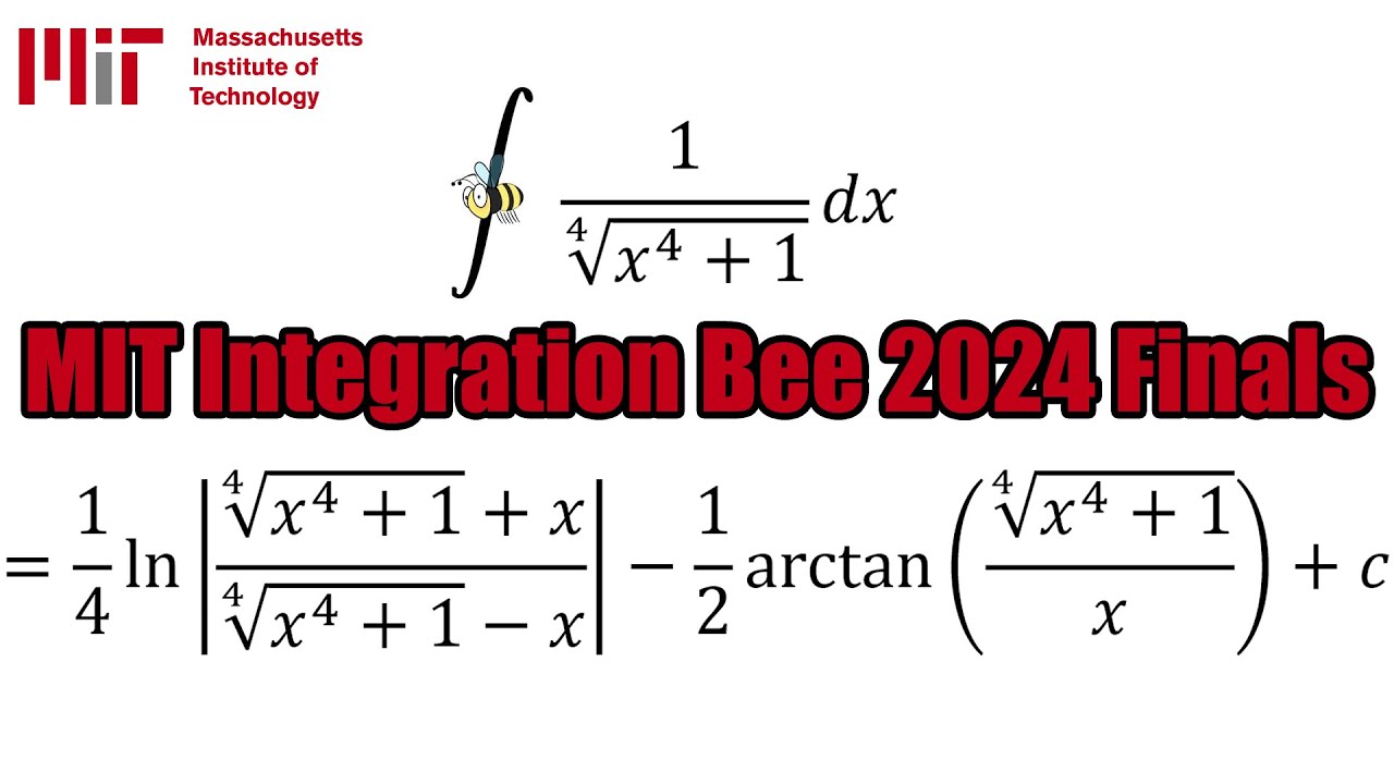 Integral Mit Integration Bee 2024 Finals Integral Por El Método De