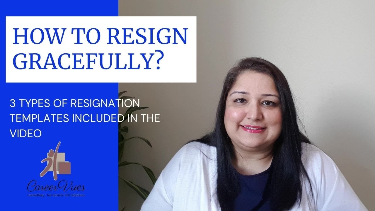 How To Quit Your Job Gracefully Resignation Templates Youtube