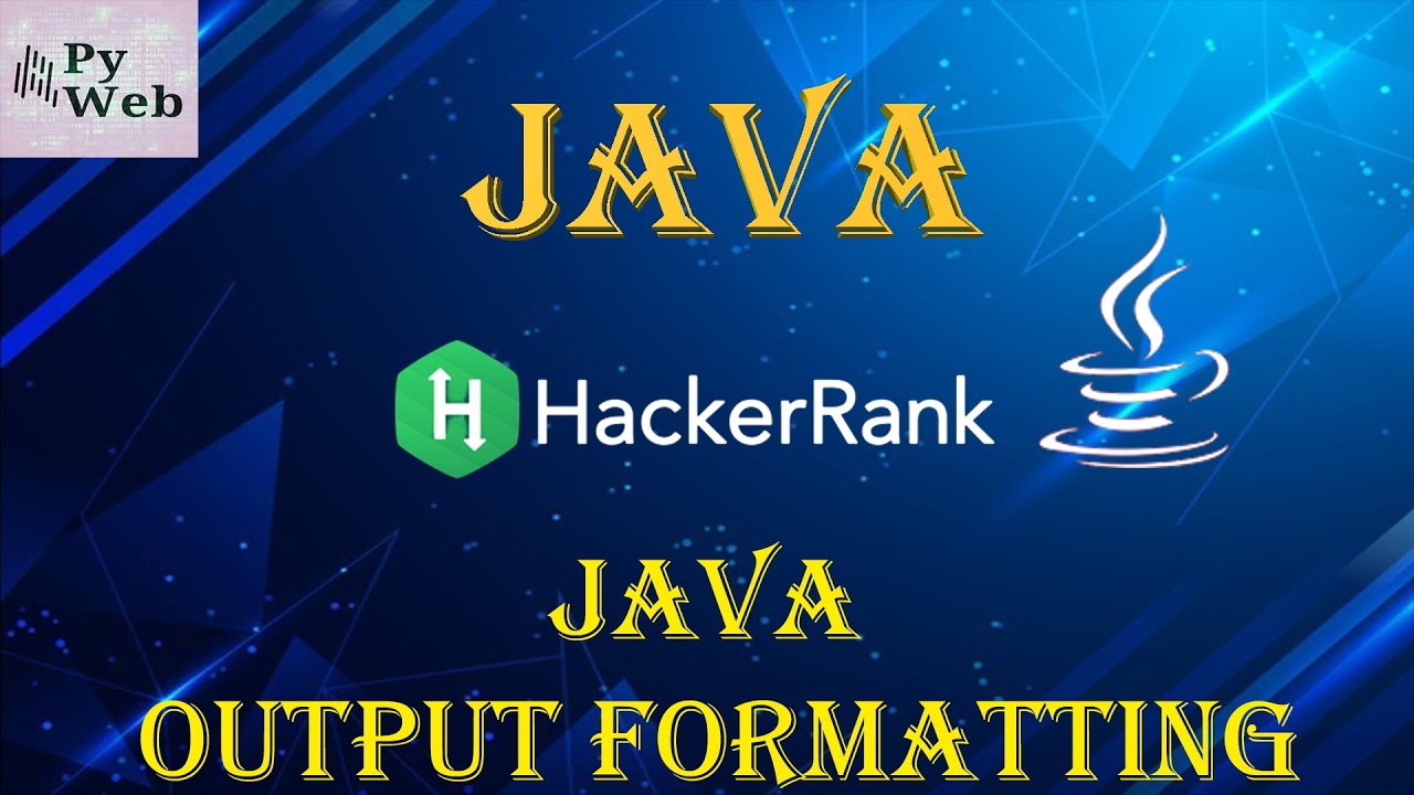 5 Java Output Formatting Java Hackerrank Solutions Youtube