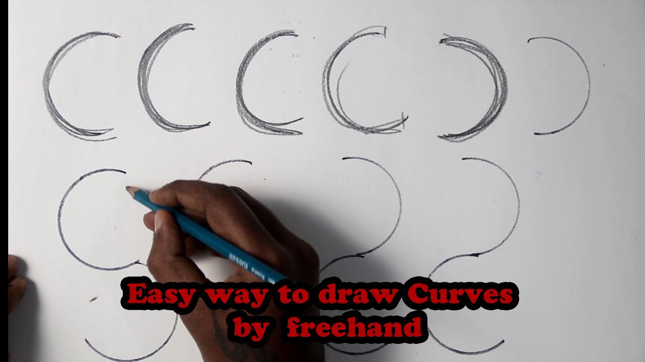 How To Draw Curves Free Hand How To Draw Curves For Kids Step By