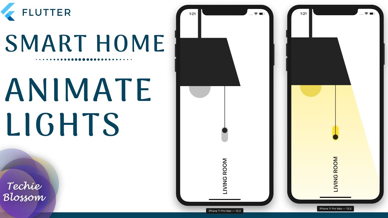 Smart Home Living Room Flutter Ui Youtube