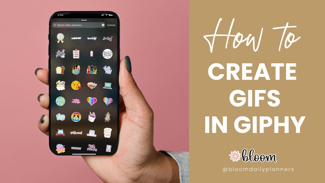Diy Tutorial How To Create Gif S In Giphy Youtube