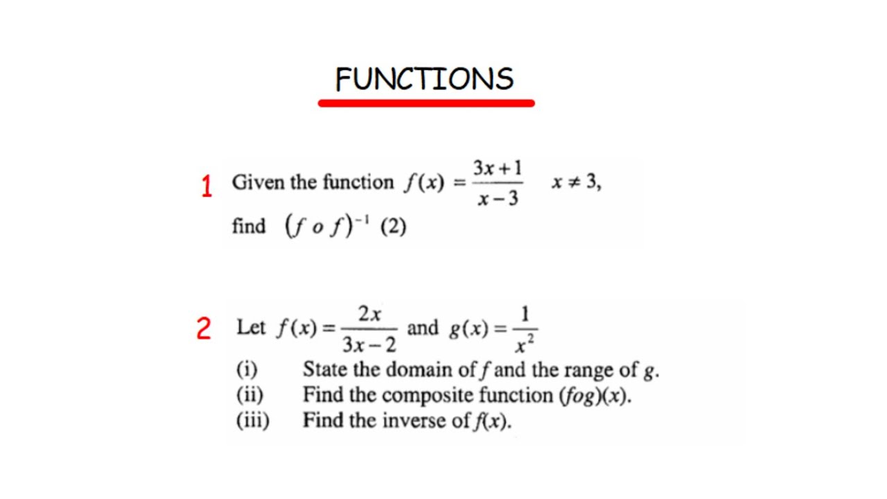 Functions Youtube