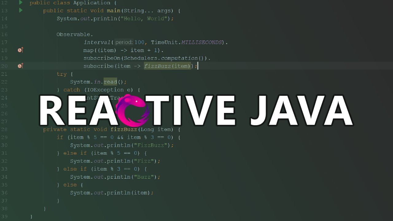 Reactive Extensions In Java Basic Fizzbuzz Youtube